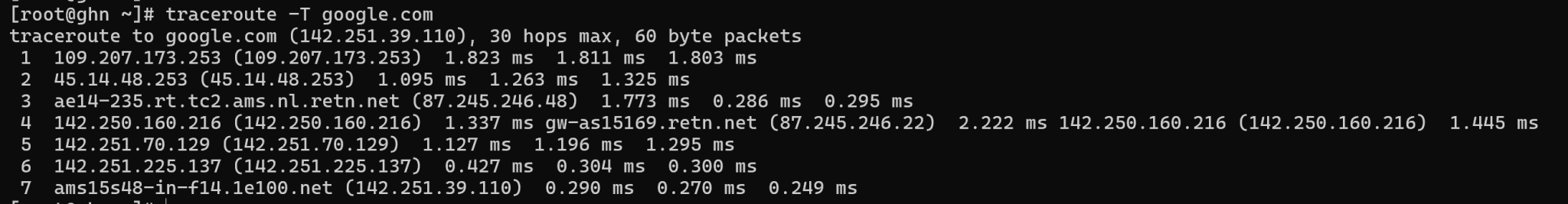 Como usar o traceroute no Linux? | Serverspace.com.br